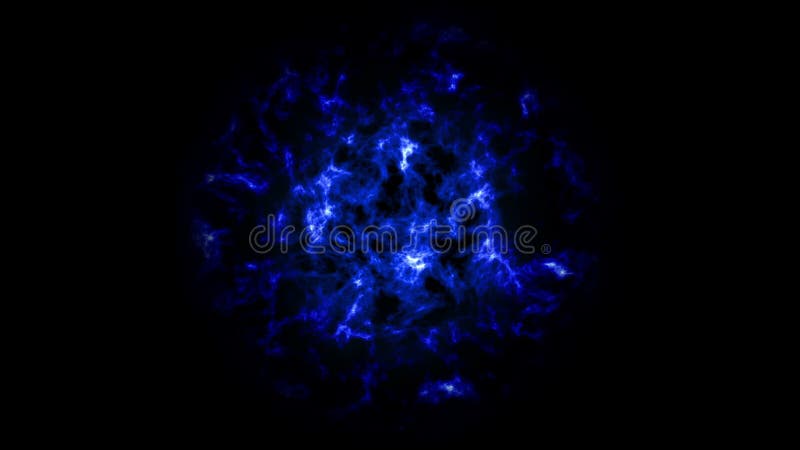 Blue Plasma Abstract Motion Background Seamless Loop Stock Footage ...