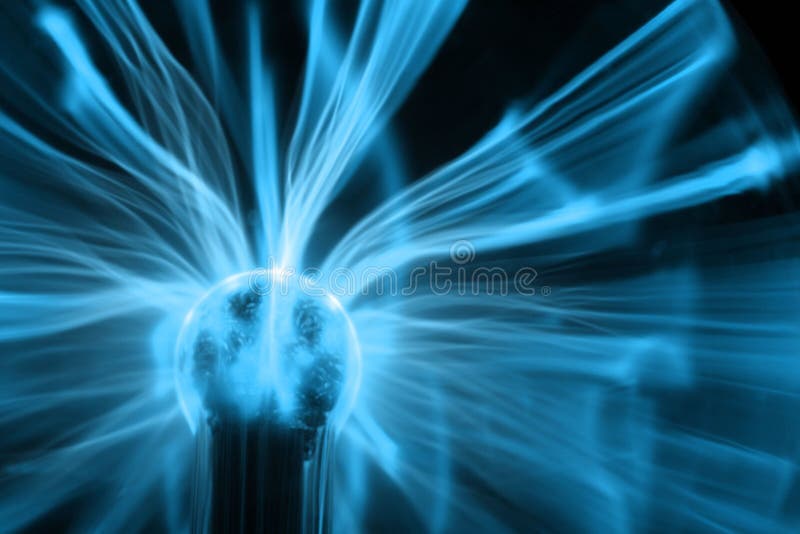 Plasma ball stock photo. Image of electr, lamp, futuristic - 2485590