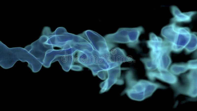 Blue Plasma Clouds, 3d Render Stock Video - Video of explosion, mist ...