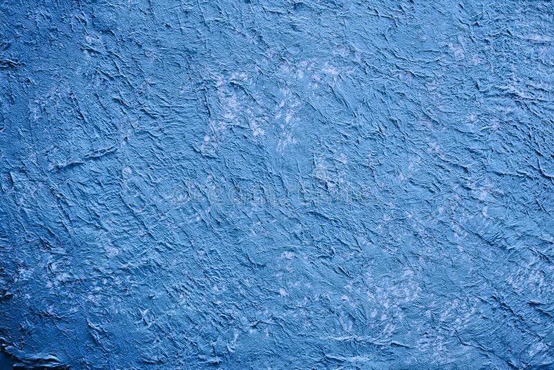 Blue Plaster Wall, Can Be Used for Background. Stock Photo - Image of ...