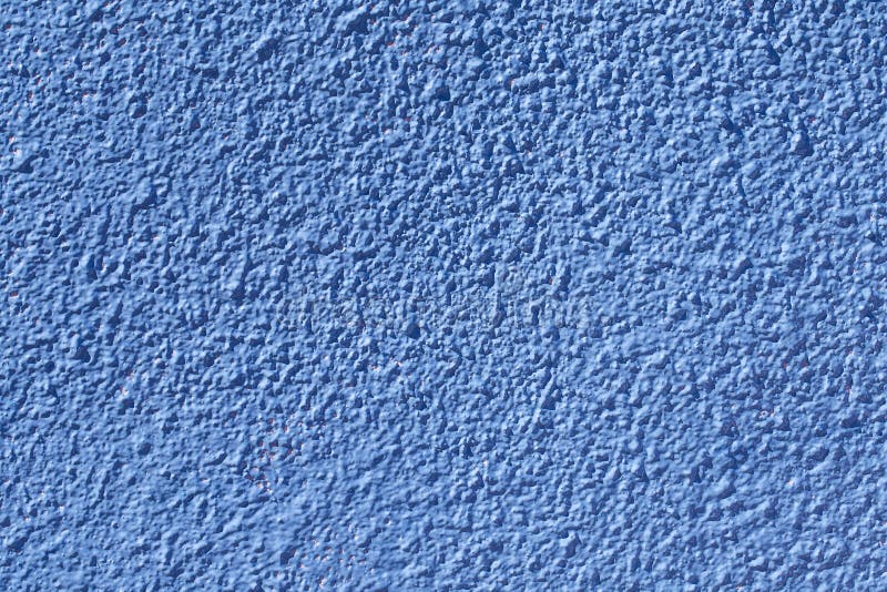 Blue Plastering of Wall. Blue Stucco Texture Background Stock Photo ...