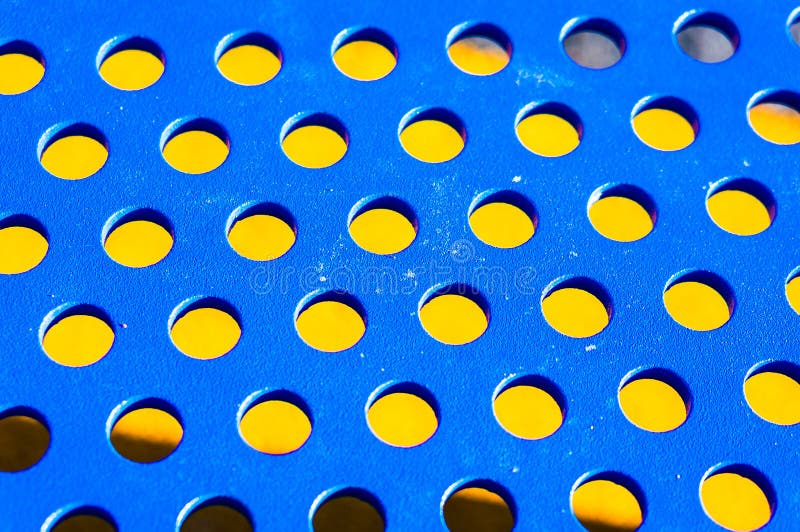 Blue Plastic Background with Holes Stock Photo - Image of plastic ...
