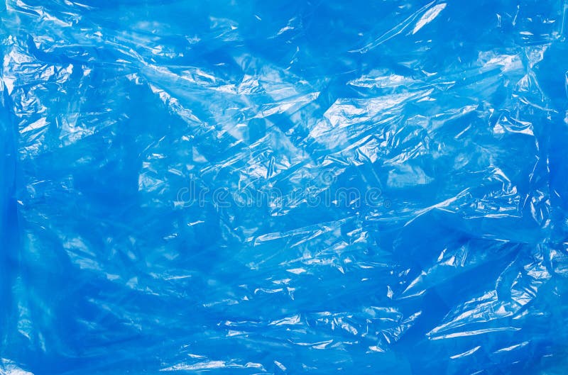 Blue Plastic Bag. the Concept of Using Environmentally Friendly ...
