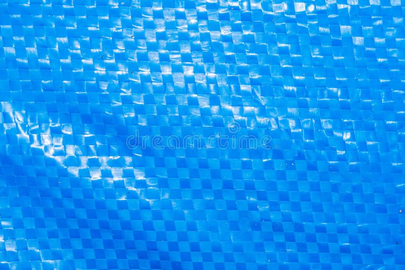 Blue Plastic Bag Surface. Texture or Background Stock Image - Image of ...