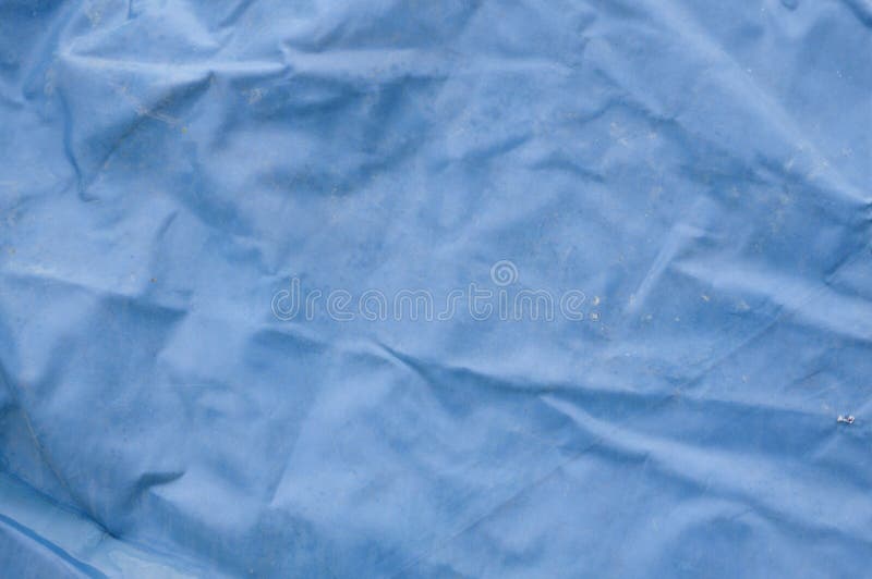 Blue Plastic Bag Texture Background. Top View Stock Image - Image of ...