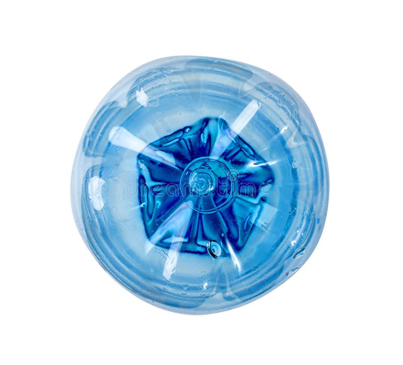 Blue Plastic Bottle Bottom Isolated, Empty Plastic Bottle, Global ...