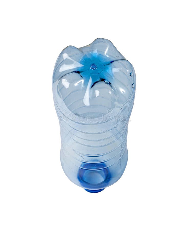 Blue Plastic Bottle Isolated, Empty Plastic Bottle, Global Pollution ...