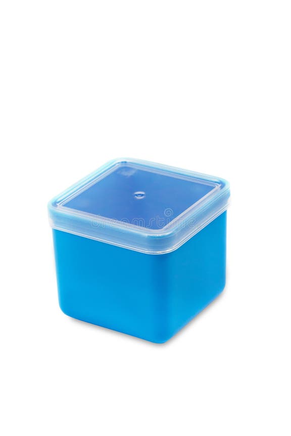 Blue plastic box stock image. Image of blue, lunch, colorful - 26534819
