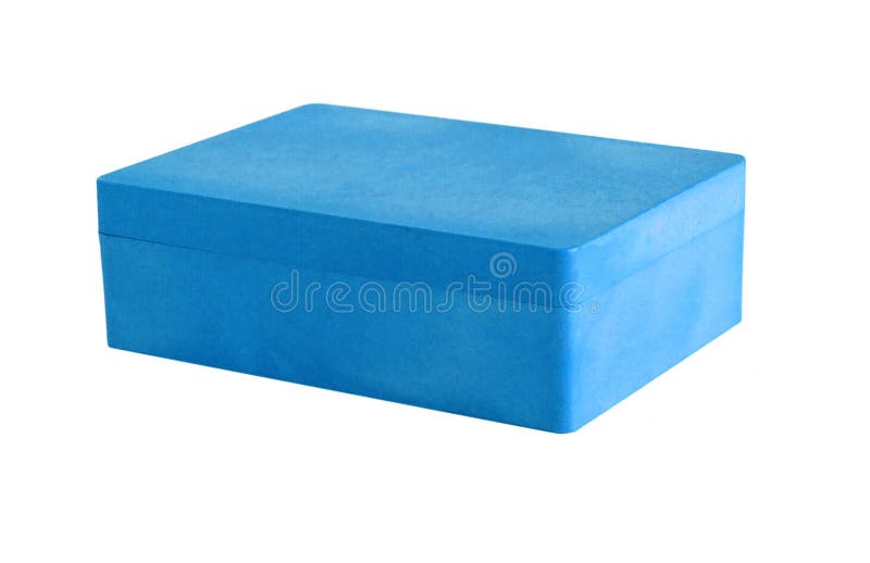 Blue plastic box stock image. Image of shipped, package - 77915575