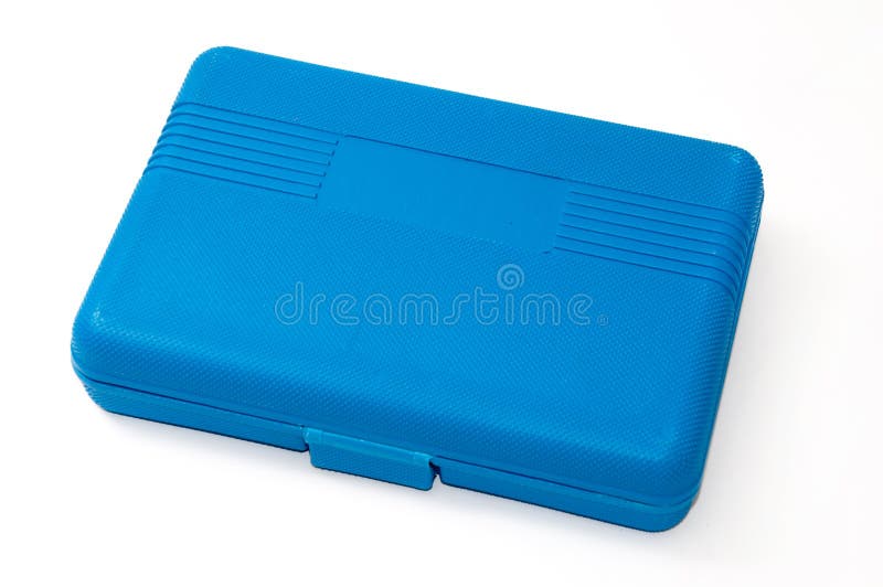 Blue plastic box for tools stock photo. Image of repair - 52423576