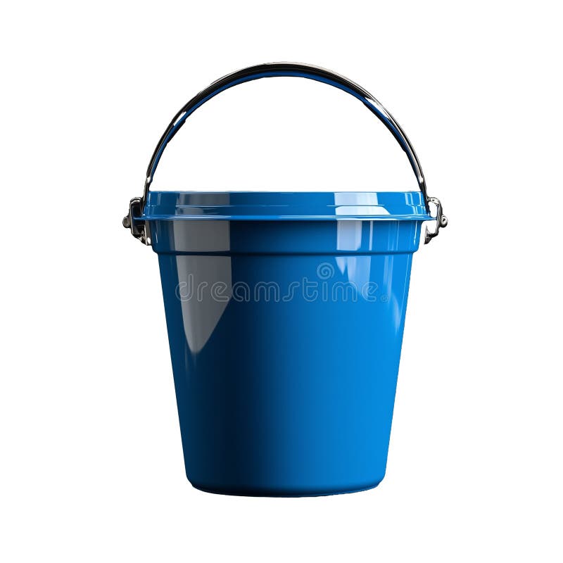 Blue Plastic Bucket with Handle, High-quality Design, Versatile Tool ...