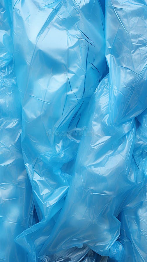 Blue Plastic Cellophane Texture. Abstract Background and Texture for ...