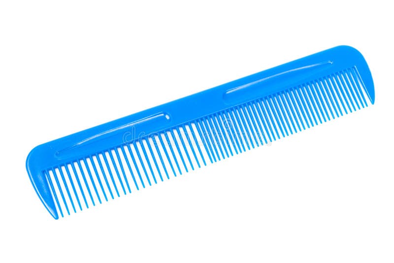Blue plastic comb stock photo. Image of beauty, style - 31343090