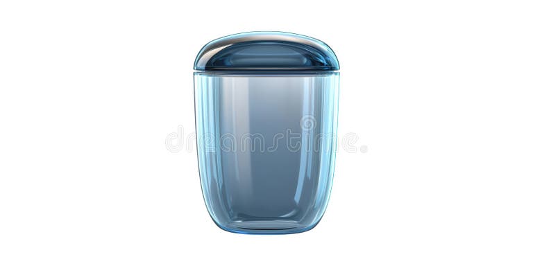 Blue Plastic Container with Lid. Modern Storage Solution for Home and ...