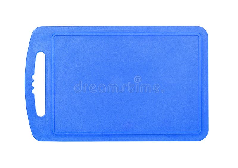 Blue plastic cutting board stock image. Image of level - 71458149