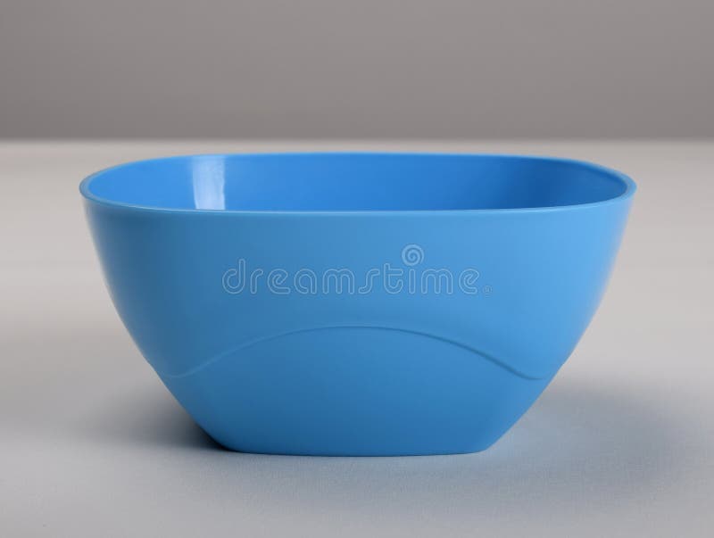 Blue plastic deep dish stock photo. Image of plate, color - 86482318