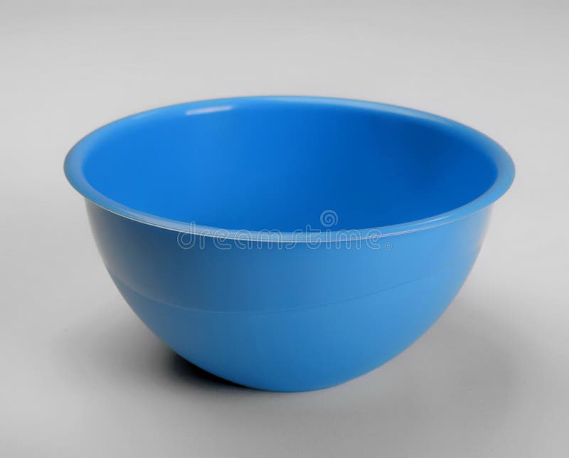 Blue plastic deep dish stock photo. Image of single, crockery - 86482874