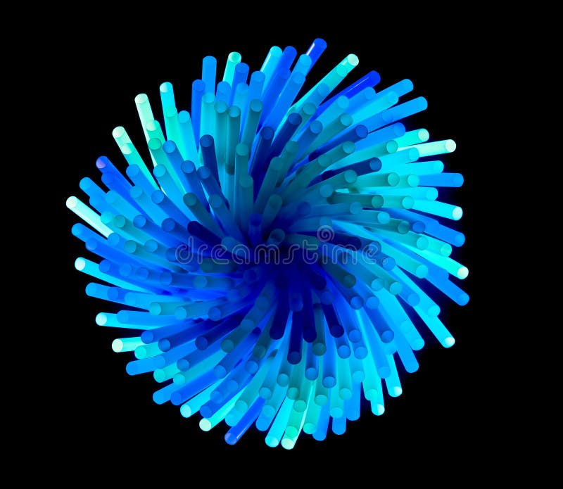 Blue Plastic Drinking Straws Stock Photo - Image of food, bright: 181019648