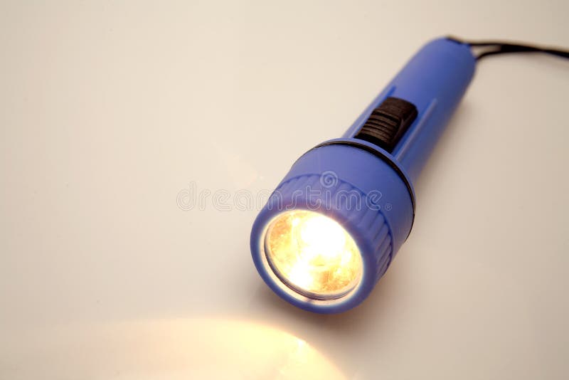 Hand with flashlight stock image. Image of light, rescuer - 11072641