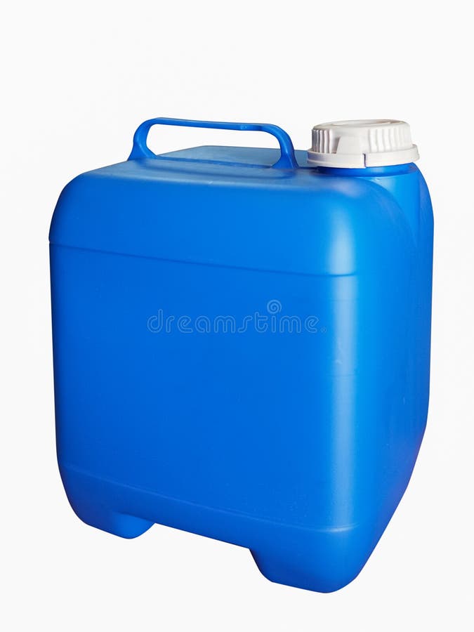 Blue plastic gallon stock photo. Image of container, canister - 85705130