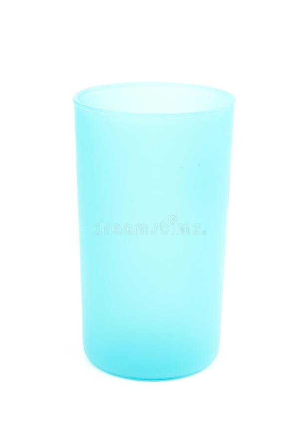 Blue plastic glass stock image. Image of plastic, blue - 93931863