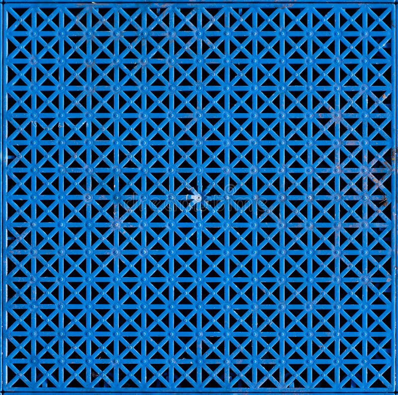 Blue Plastic Grid Texture Background Stock Image - Image of grid ...