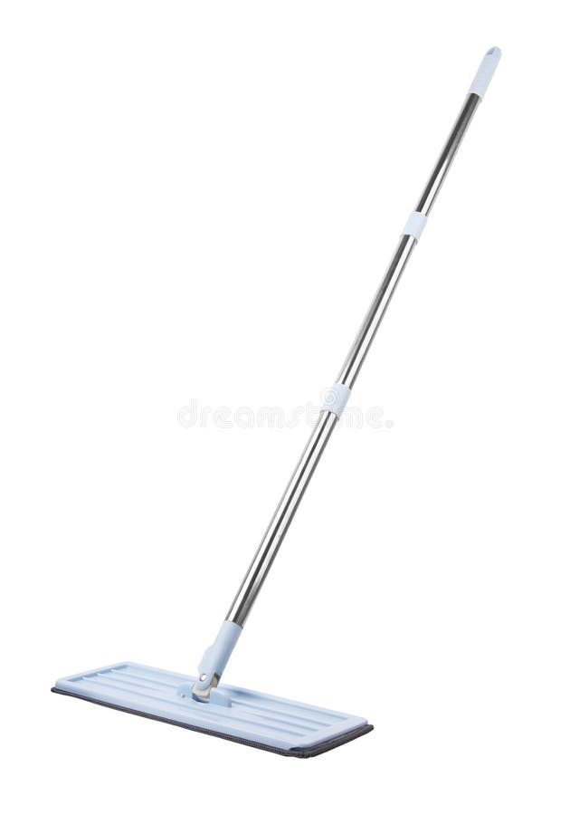 Blue plastic mop stock image. Image of cleaner, housework - 252515041