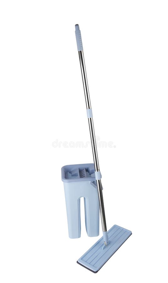 Blue plastic mop stock image. Image of kitchen, domestic - 346918277
