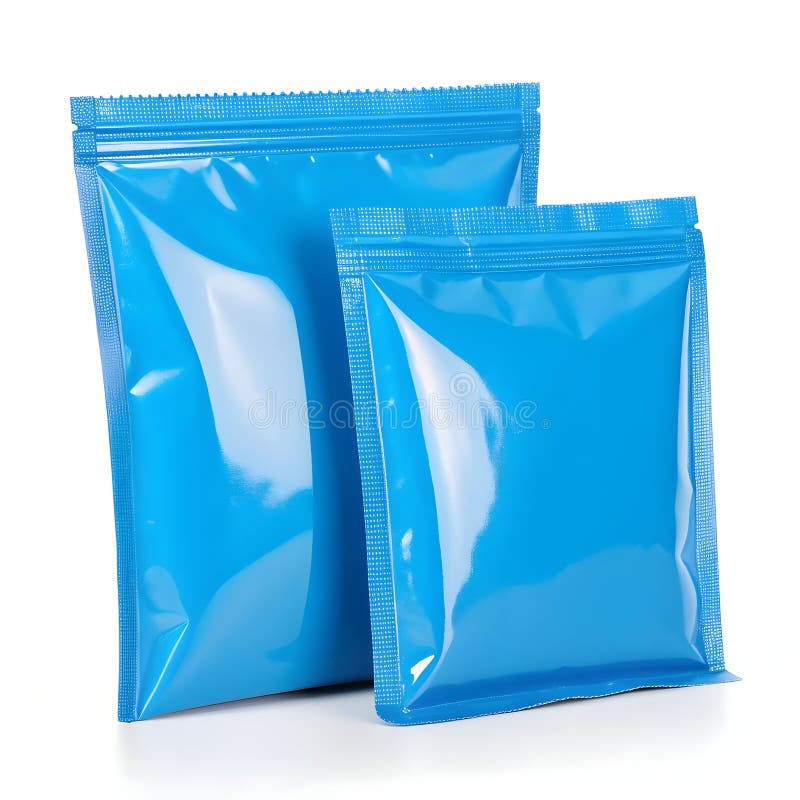 Blue Plastic Packaging stock illustration. Illustration of package ...