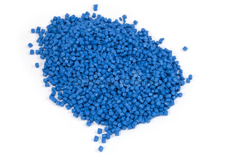 Blue thermoplastic resin stock photo. Image of background - 11699460