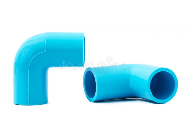 Blue plastic pvc pipe stock image. Image of circle, drainage - 81890853