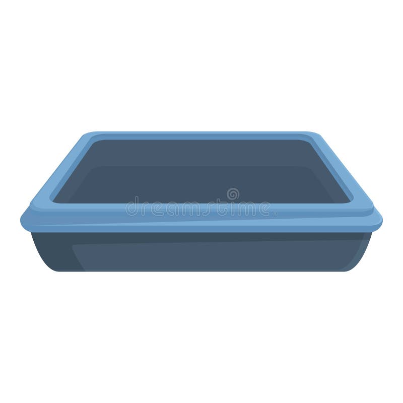 Blue Plastic Storage Container Illustration Stock Vector - Illustration ...