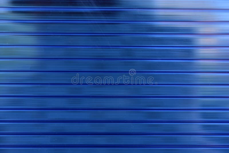 Blue Plastic Wall Panel on the House. Smooth Iron Panels on the House ...
