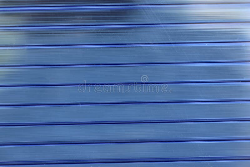 Blue Plastic Striped Polycarbonate Surface in the Sun Stock Photo ...