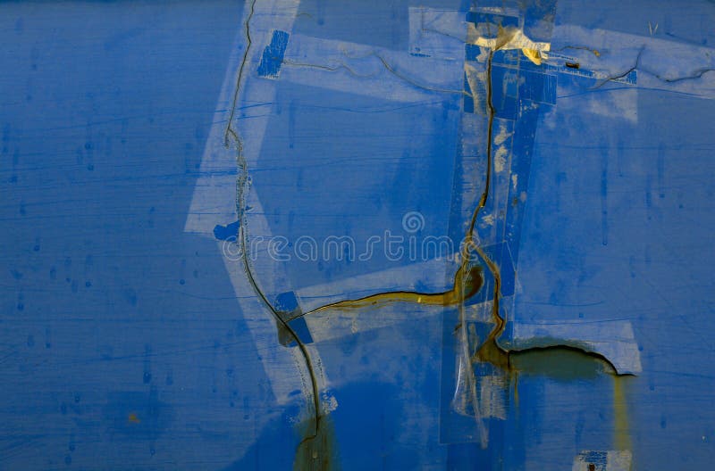 Cracks in the Plastic Sealed with Tape. Interference Stains on Thin ...