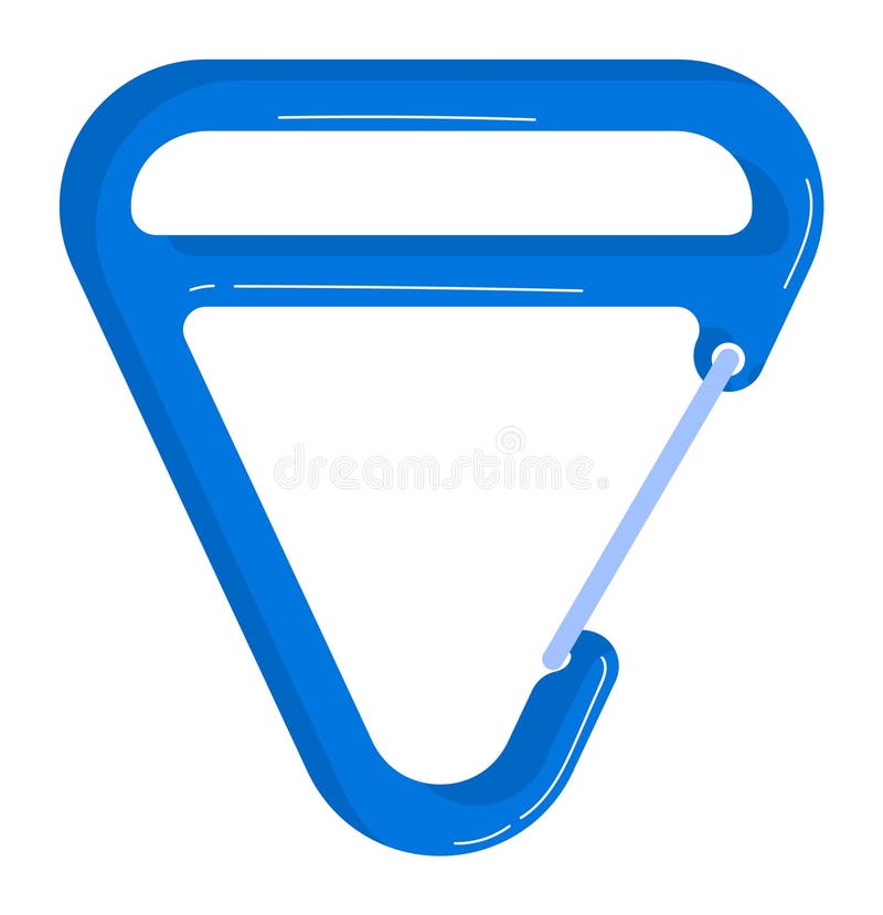 Blue Plastic Triangle Guitar Isolated White Background. Musical ...