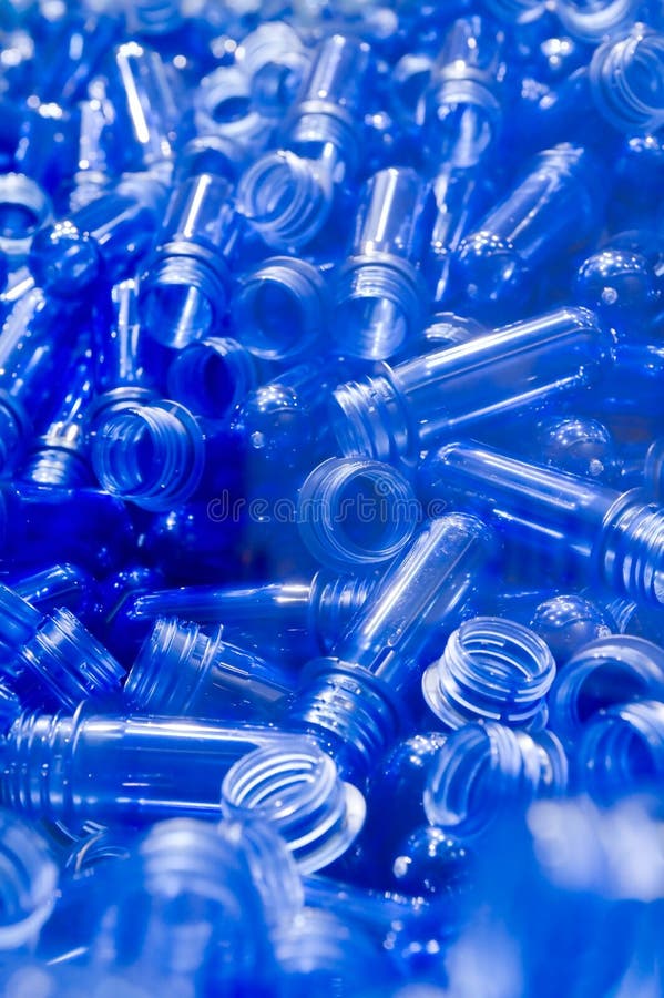 Blue thermoplastic resin stock image. Image of kunststoff - 10778009