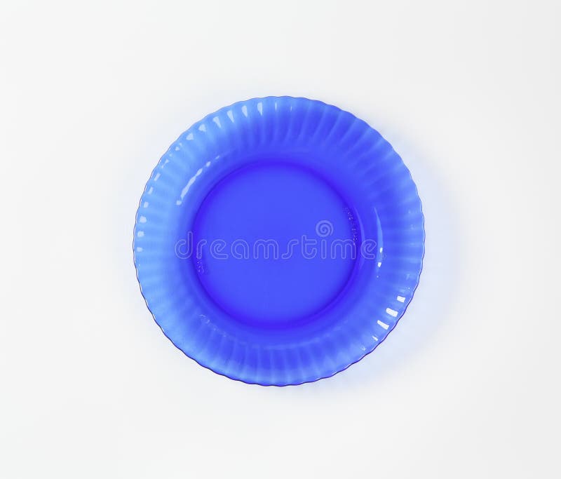 Blue plate stock photo. Image of porcelain, dish, bowl - 58926300