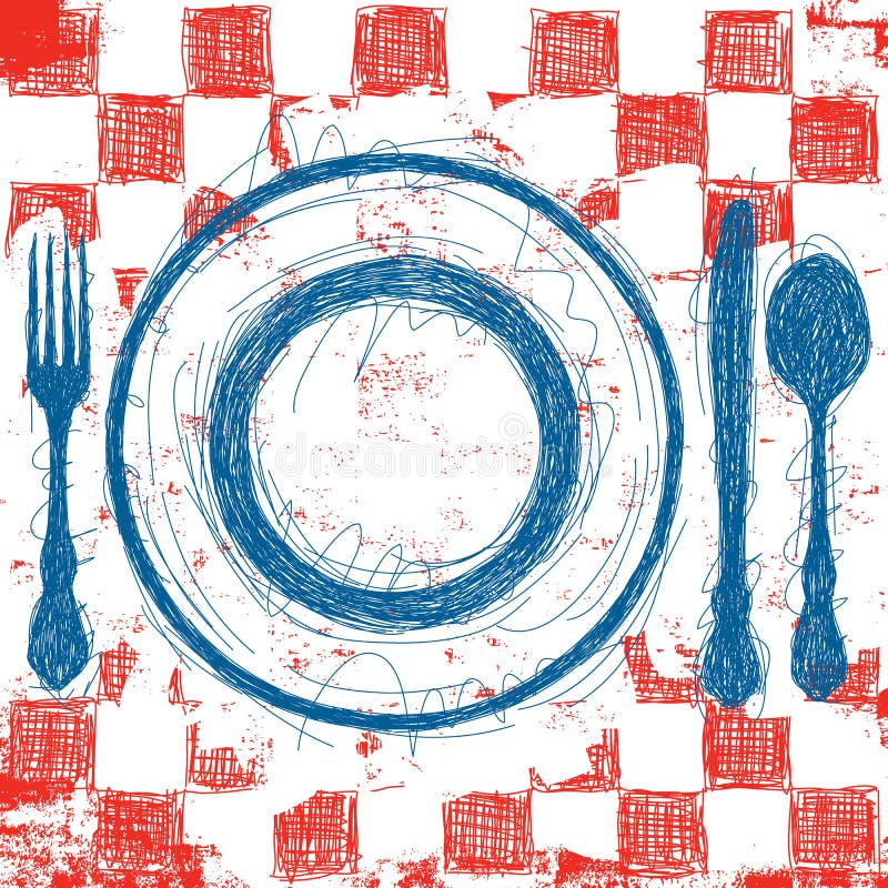 Blue Plate With Floral Ornament In Gzhel Style Stock Vector ...