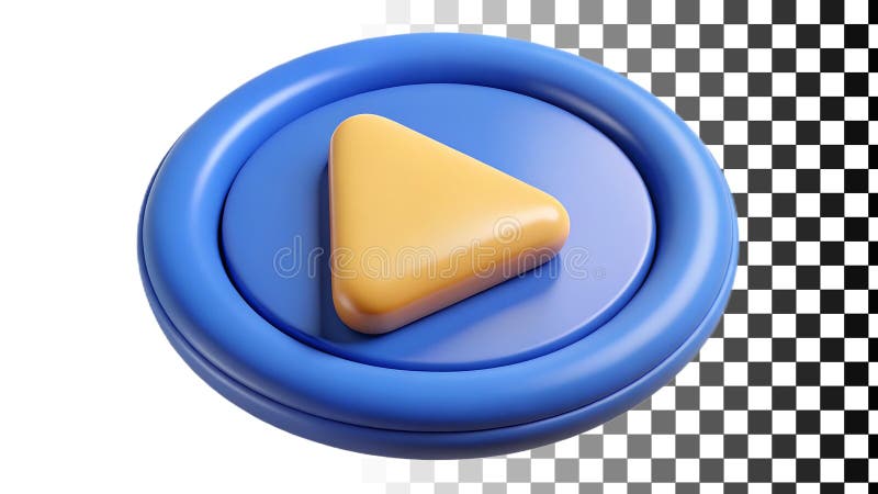 Blue Play Button, Media Player, Video Control, and Interface Icon Png ...