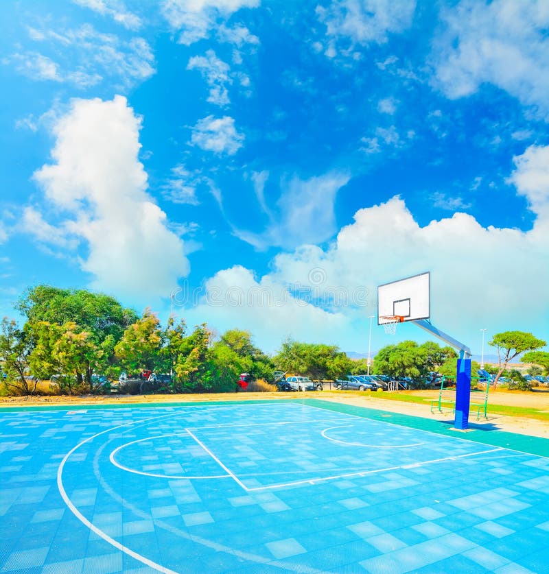 Blue playground slide stock photo. Image of trees, playground - 860870