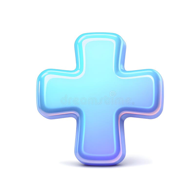 Blue Plus Sign stock illustration. Illustration of reinforcement ...