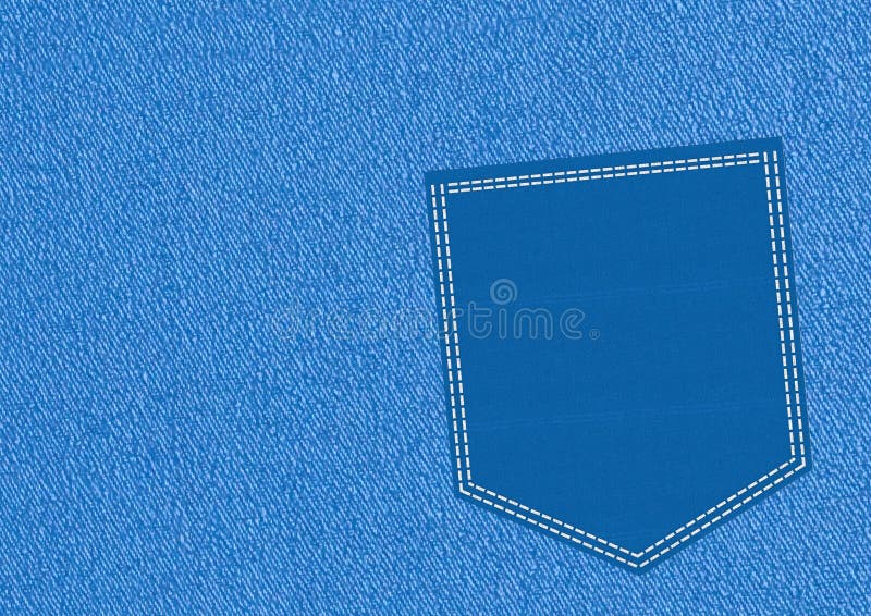Blue pocket stock illustration. Illustration of effects - 32543288