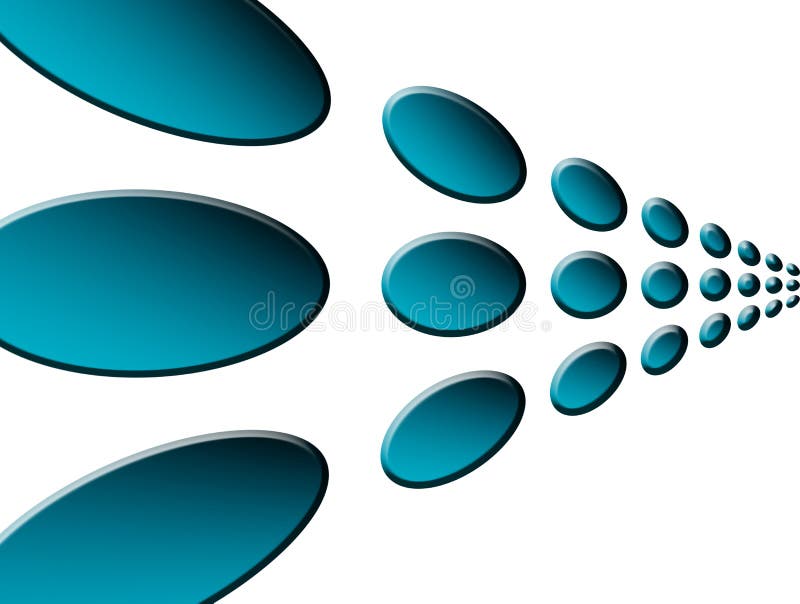 Blue points stock illustration. Illustration of curve - 7655163