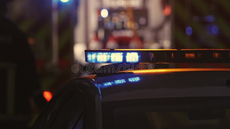 Police Car Flashing Lights Red Blue Light Effect Ambulance Lights Fire ...