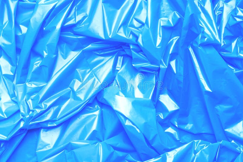Blue Polyethylene Texture. Background Exhaust Cellophane Package Stock ...