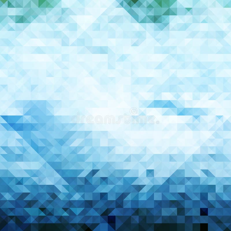 Blue Polygonal Mosaic Background Stock Illustration - Illustration of ...