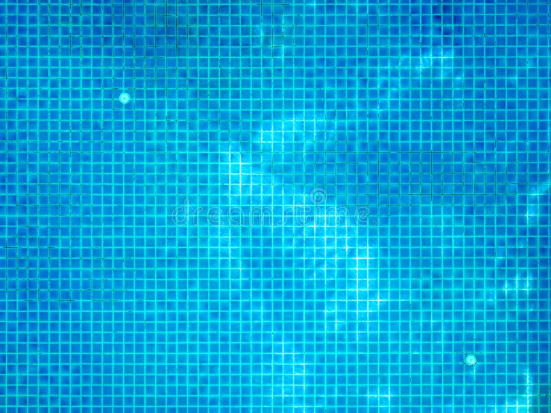 Blue Pool Background. Swimming Pool Bottom Background with Clear Water ...