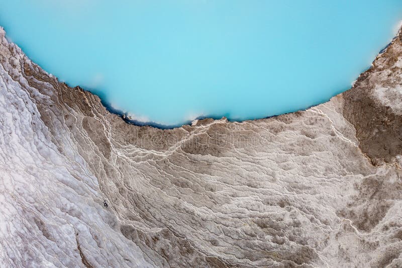Blue Pool in a Mountainside Area Stock Photo - Image of hiking, escape ...