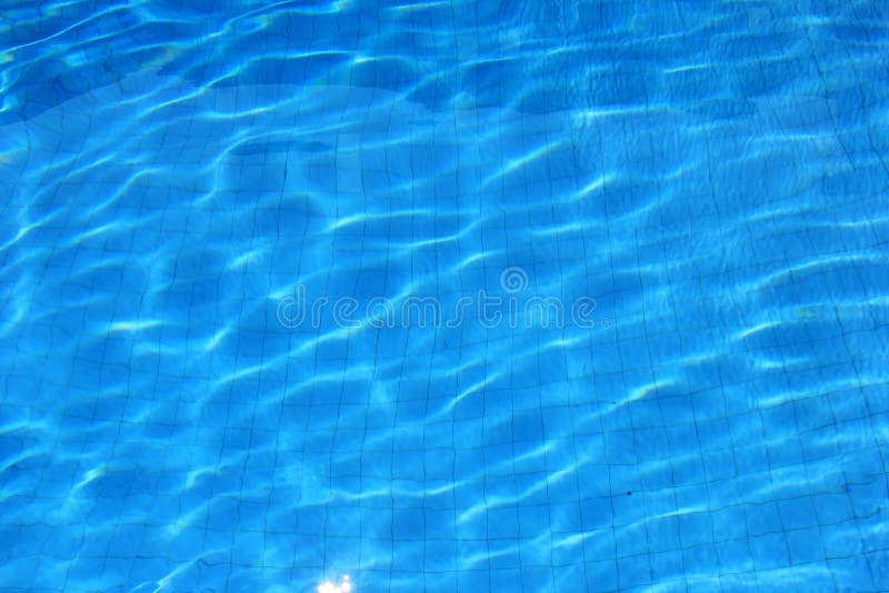 Blue Pool Water with Sun Reflection Background Stock Image - Image of ...